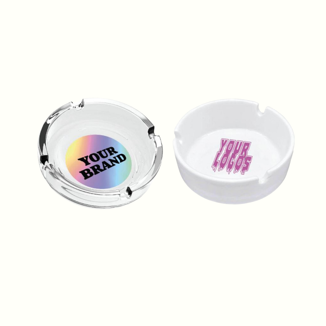 Custom Glass Ashtrays – Customcannabismerch.com